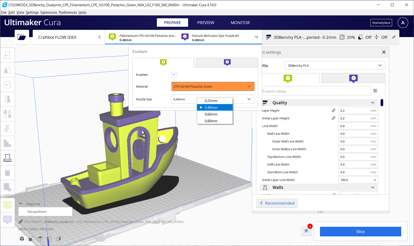 CraftBot Flow Printer Definition F r Cura 4 8 Arachne 5 3D 
